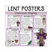 Lent Posters - Classroom Decor - Etsy