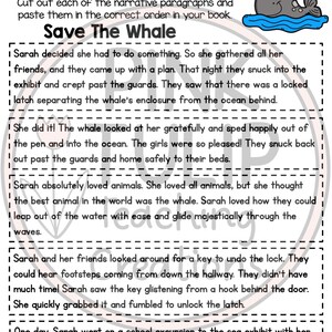 Narrative Writing - Paragraph Jumble Up - Etsy