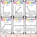 Math Angles Posters - Classroom Decor - Etsy