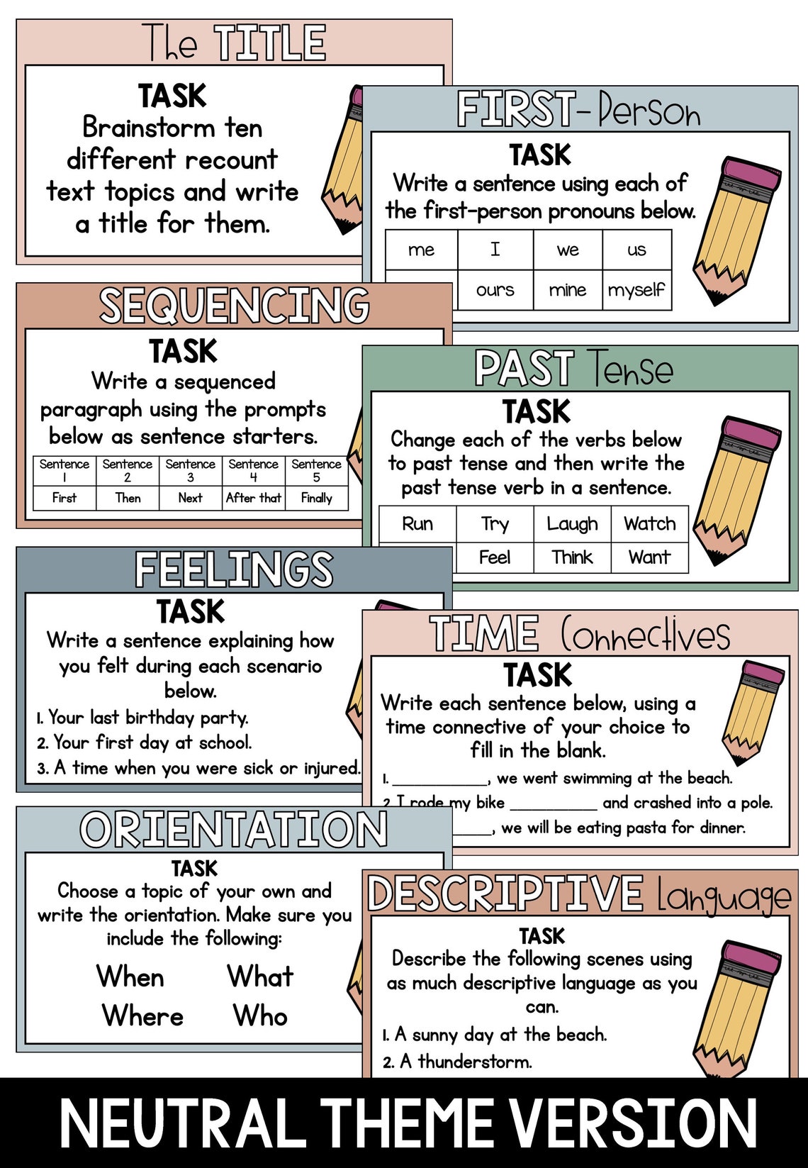 Recount Text Reading Writing Powerpoint Presentation Guided Teaching - Etsy