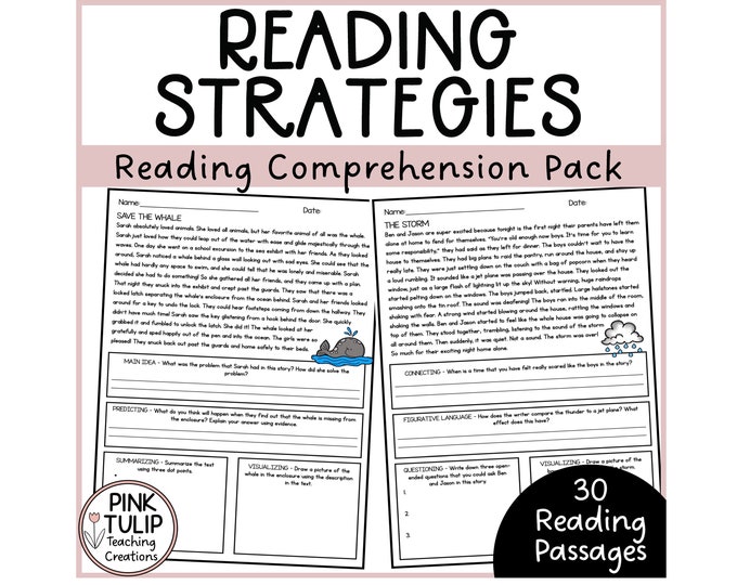 Visualizing (visualising) Reading Response Pack - Templates for Any ...