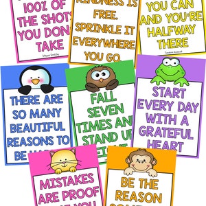 Inspirational Quotes Posters - Classroom Decor - Etsy