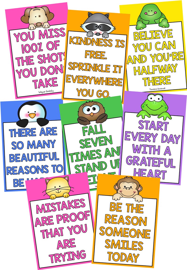 Inspirational Quotes Posters - Classroom Decor - Etsy