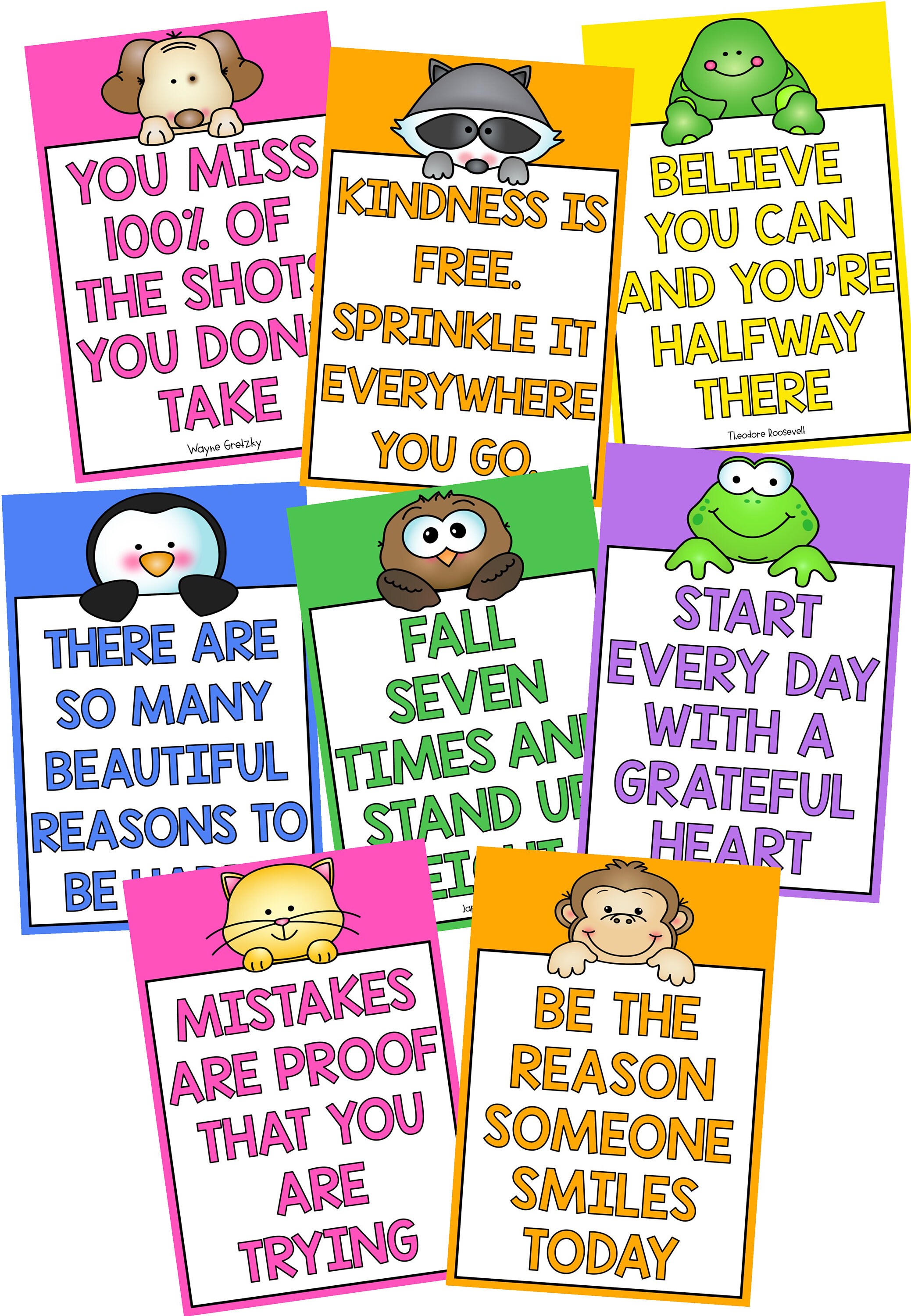 Inspirational Quotes Posters - Classroom Decor - Etsy