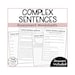 Parts of Speech Mini Unit - Structured Worksheet Pack - Etsy