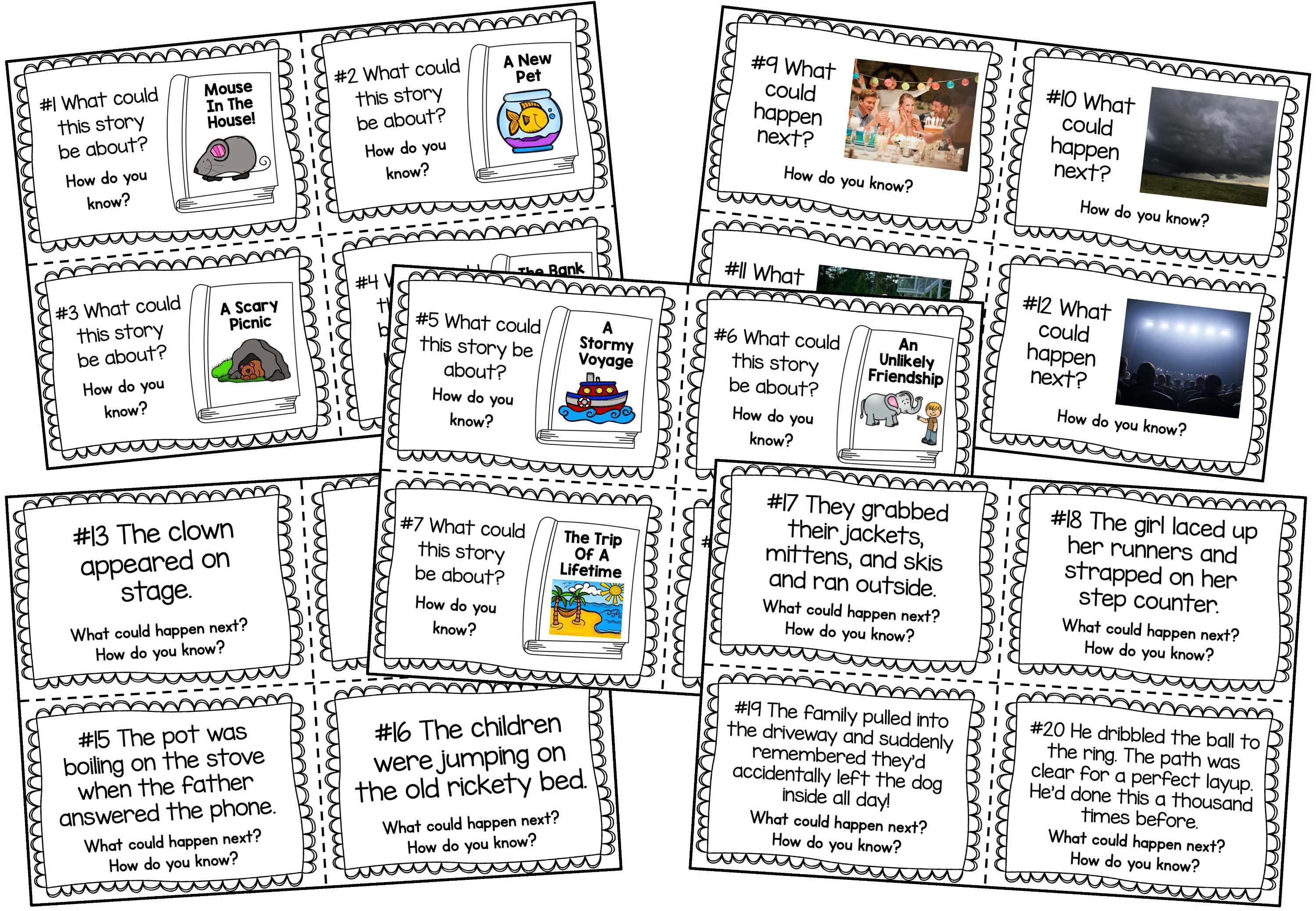 Making Predictions (predicting) - Task Cards - Etsy