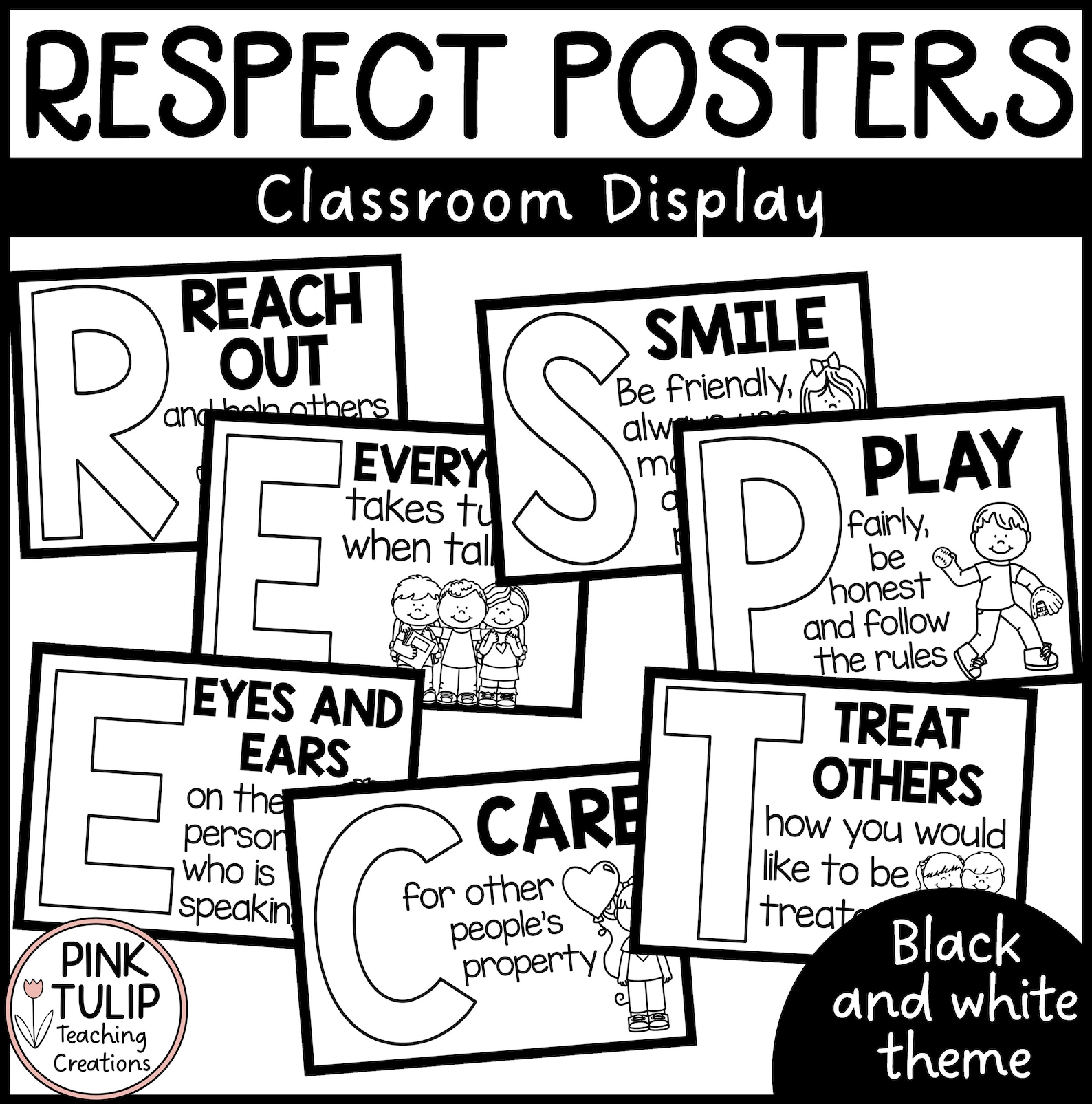 Respect Acrostic Poem Poster Set - Classroom Decor - Etsy