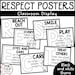 Respect Acrostic Poem Poster Set - Classroom Decor - Etsy