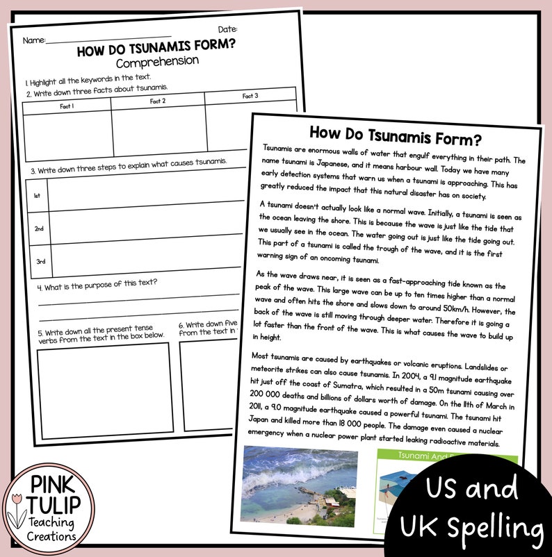 Explanation Text Examples - Ten Reading Samples With Comprehension - Etsy