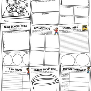 End of School Year Activity Pack - 20 No Prep Pages - Etsy