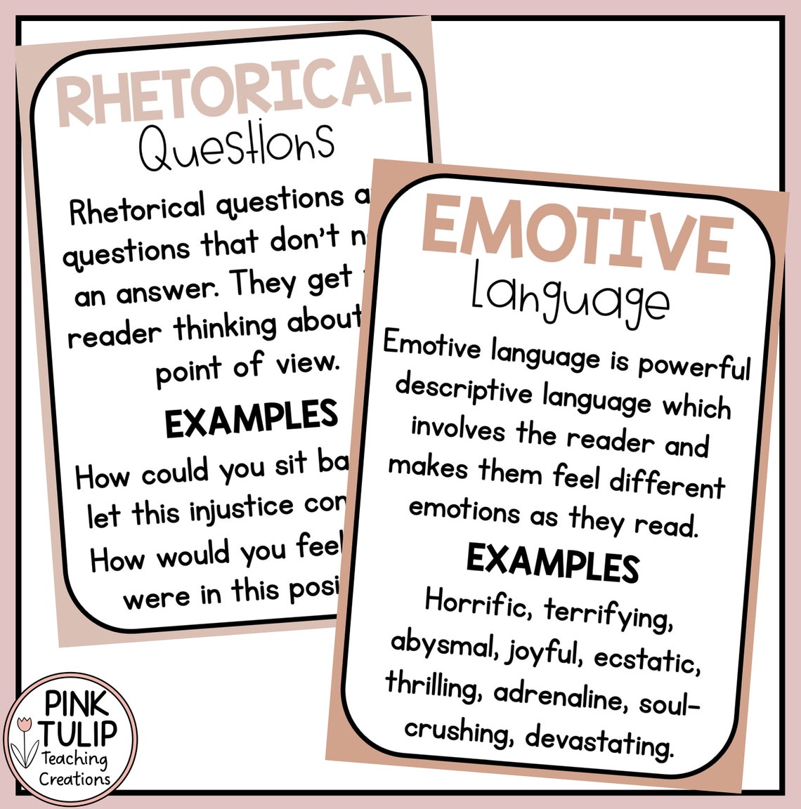 Persuasive Text Posters - Earth Tones Classroom Decor - Etsy