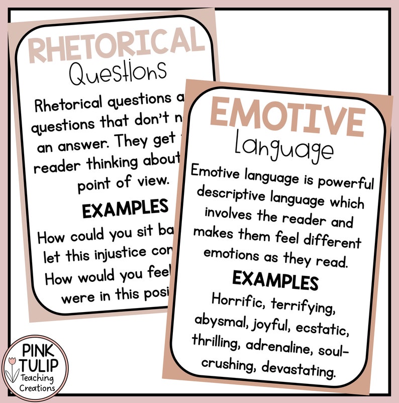 Persuasive Text Posters - Earth Tones Classroom Decor - Etsy