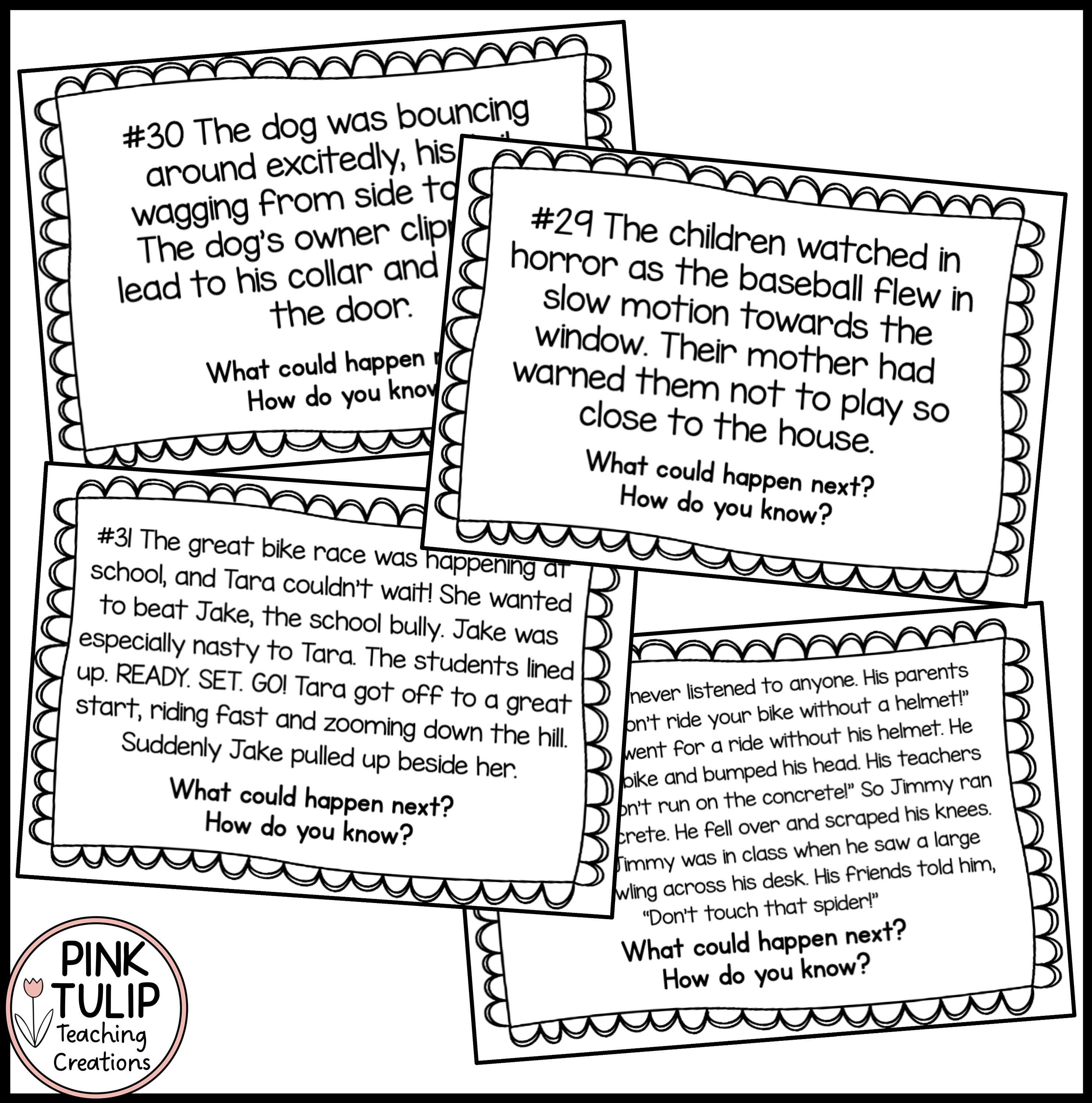 Making Predictions (predicting) - Task Cards - Etsy