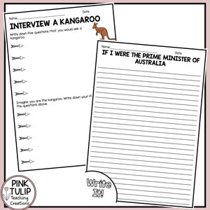 Australian Geography - Learning Activity Pack - Etsy