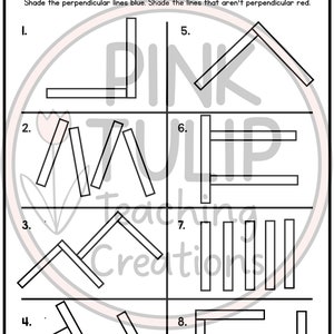 2D Shapes, Lines, and Patterns - Worksheet Pack - Etsy