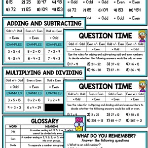 Odd and Even Numbers - Teaching Powerpoint Presentation - Etsy