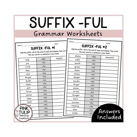 Suffix Ful