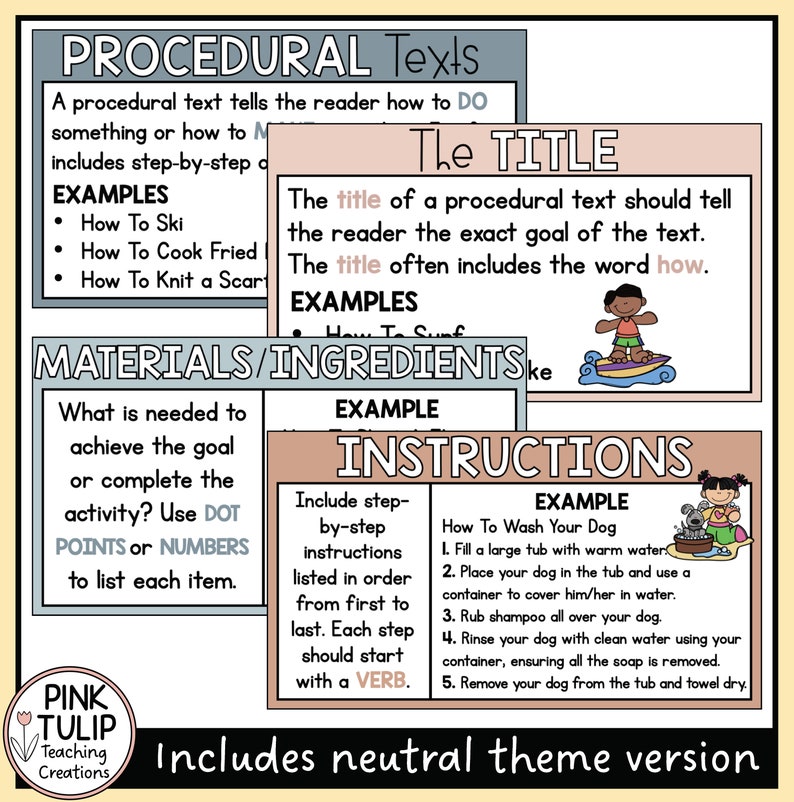 Procedural Text Reading Writing Powerpoint Presentation Guided Teaching ...