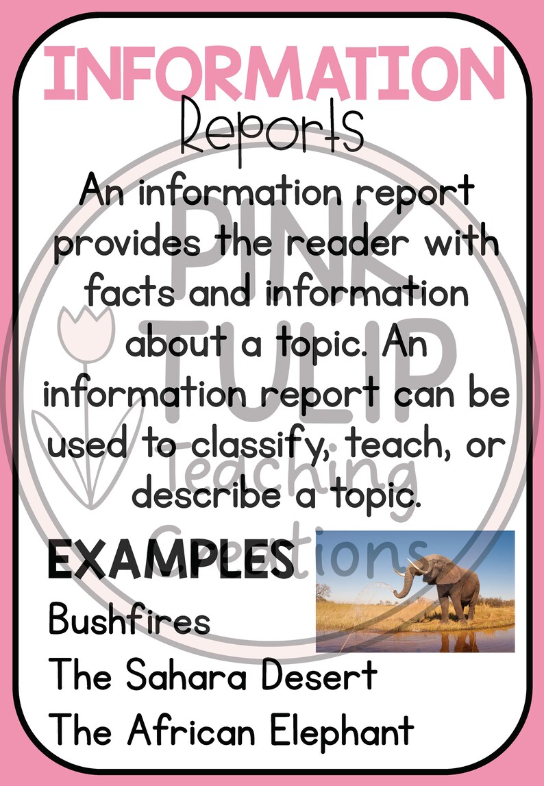 Information Text Posters - Classroom Decor - Etsy