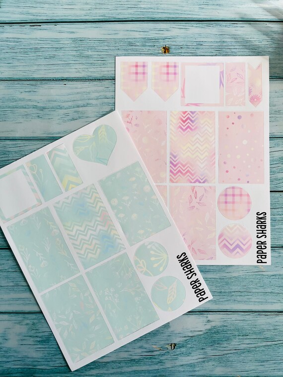 Spring Full Box Planner Full Box Spring Dreamer Planner Stickers Full ...