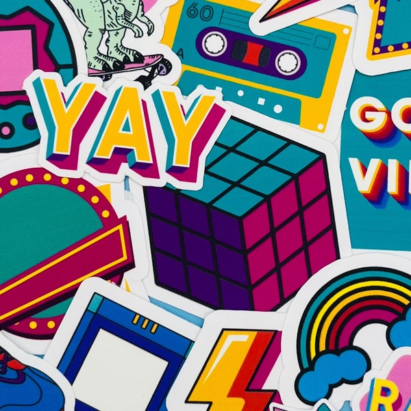Shop 80s Stickers Online - Etsy