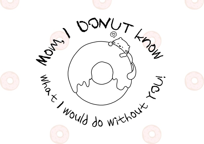 Donut Mothers Day Handprint Keepsake, Craft for Kindergarten, Instant ...