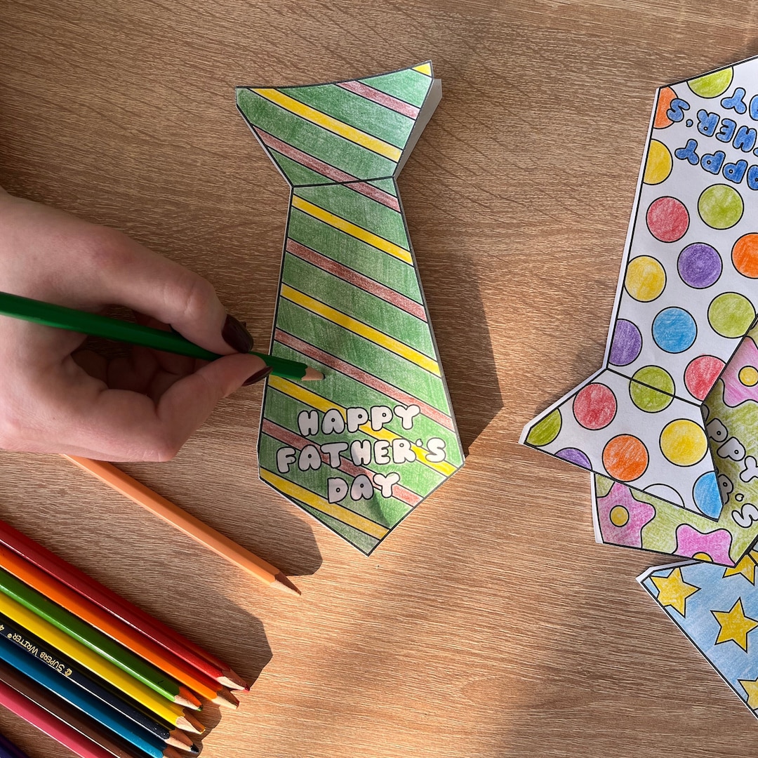 SET of Fathers Day Printable Coloring Pages, Daddy Gift From Son ...