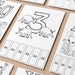 Bundle Preschool Math + Preschool Alphabet Coloring Pages, Preschool ...