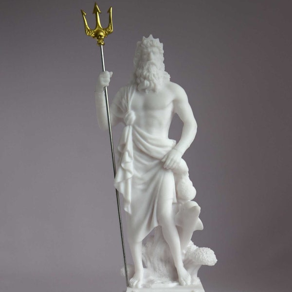 Poseidon Statue - Etsy