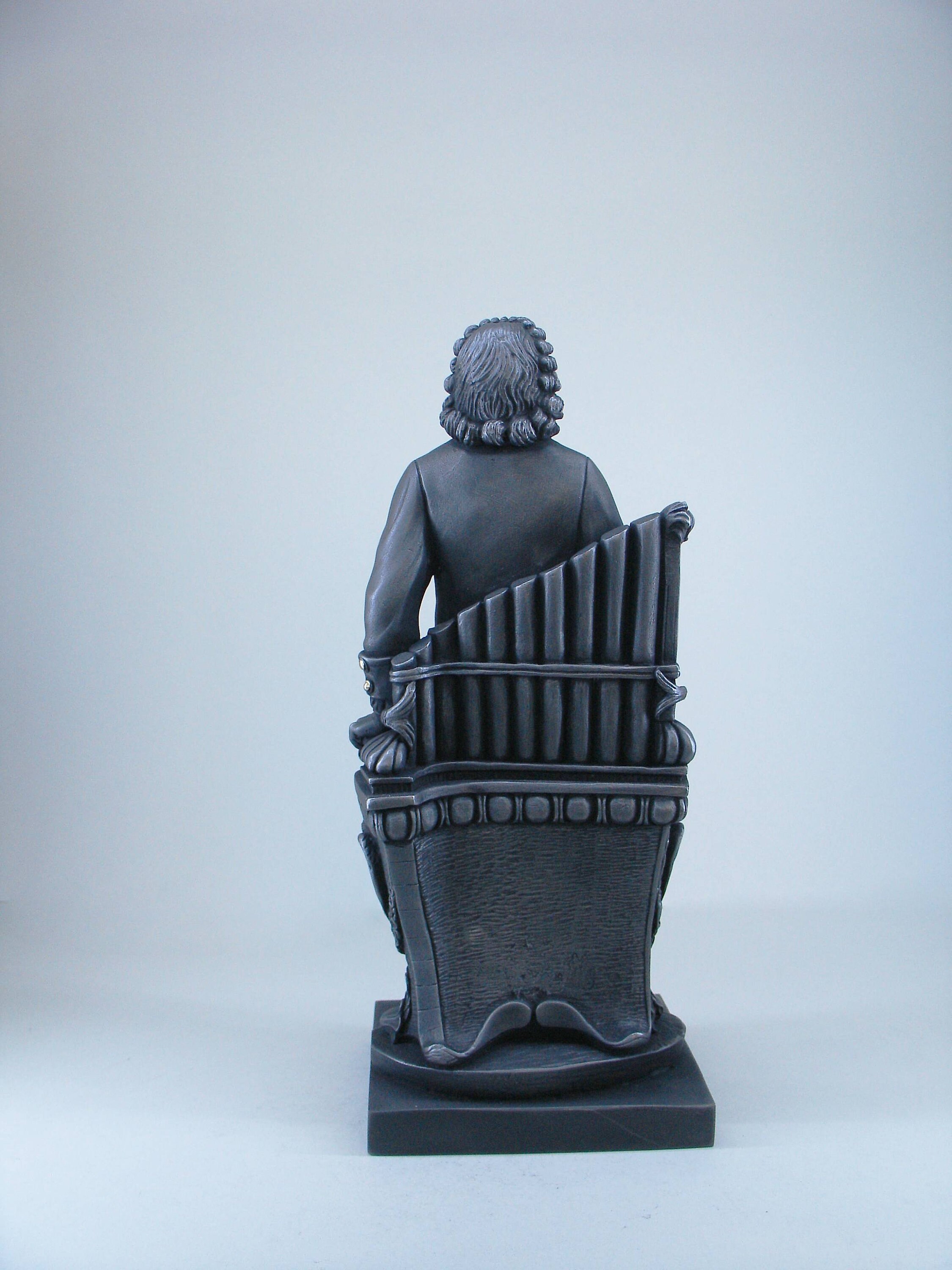 Johann Sebastian Bach Whole Statue Made of Alabaster 27cm Black - Etsy