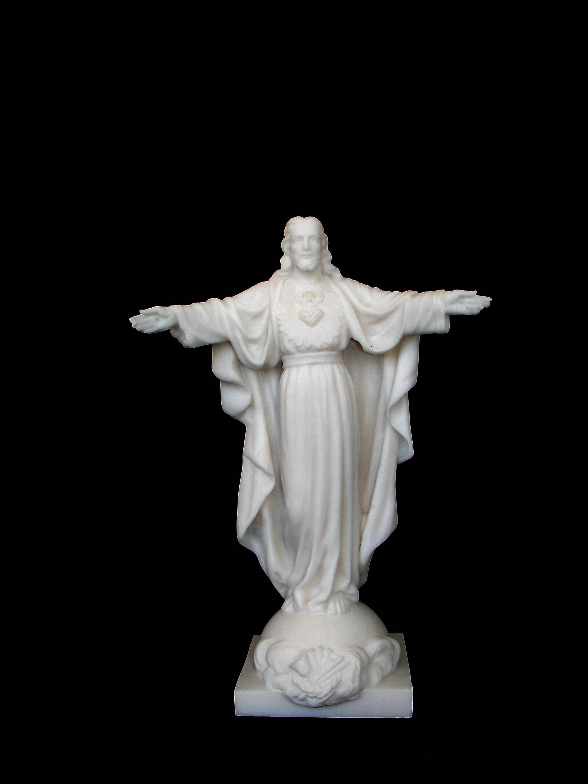 Jesus Christ With Open Hands Statue Made of Alabaster 20cm - Etsy
