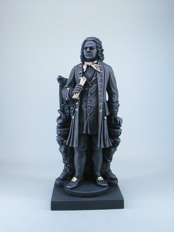 Johann Sebastian Bach Whole Statue Made of Alabaster 27cm | Etsy