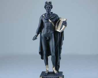 Apollo Statue Greek God Made of Alabaster Gold 16cm-18cm | Etsy