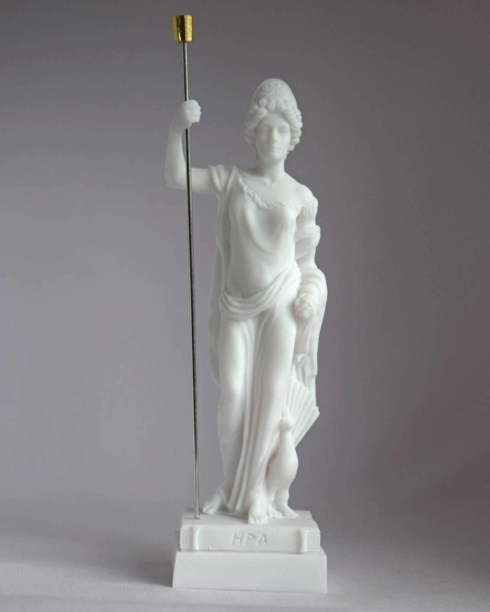 Hera Statue Olympic Goddess Made of Alabaster Gold 16cm-18cm - Etsy UK