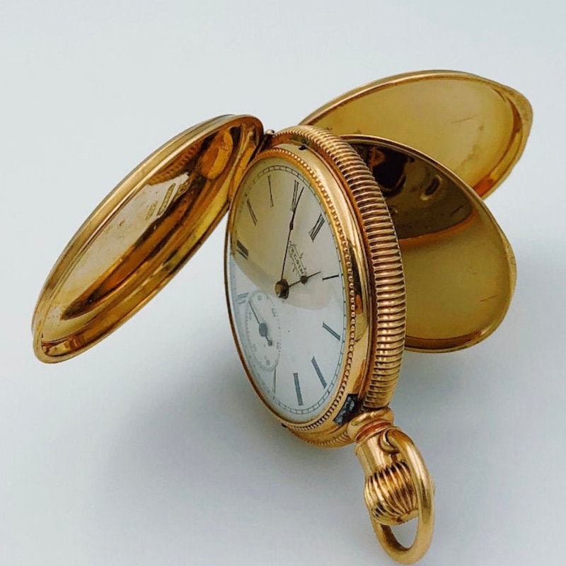 Solid Gold Pocket Watches - Etsy