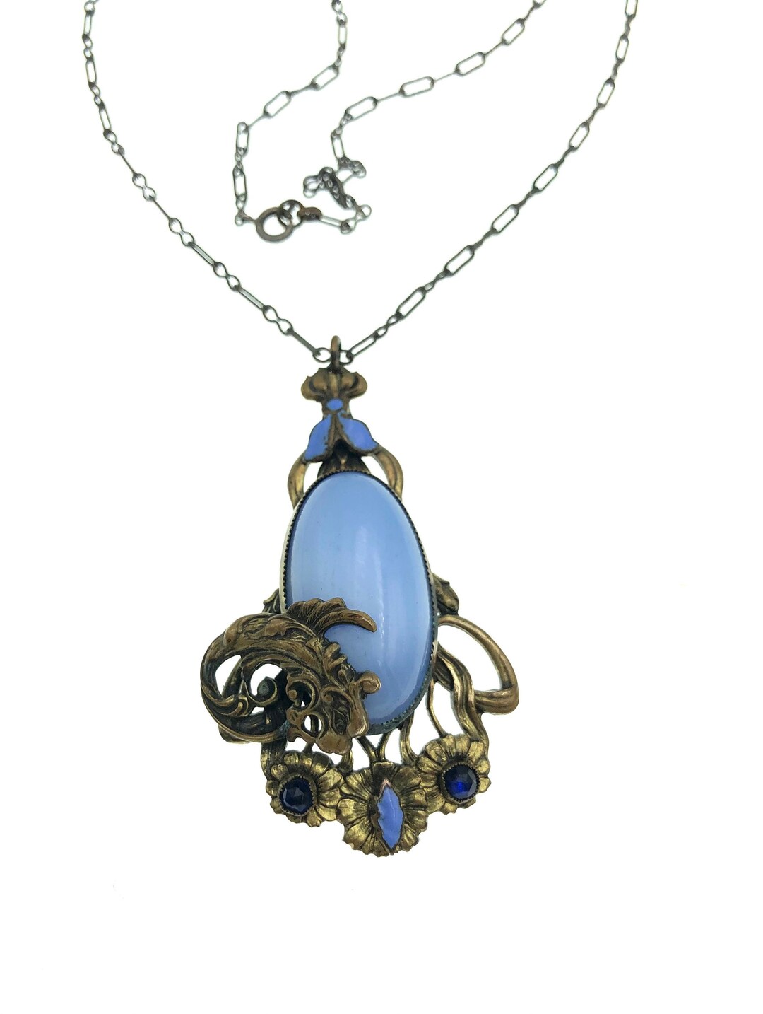 Art Nouveau Max Neiger Tiger Pendant Necklace | Neiger Brothers ...
