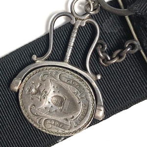 Antique Admiral Beatty, 1st Earl Beatty, Family Crest Wax Seal Mourning ...