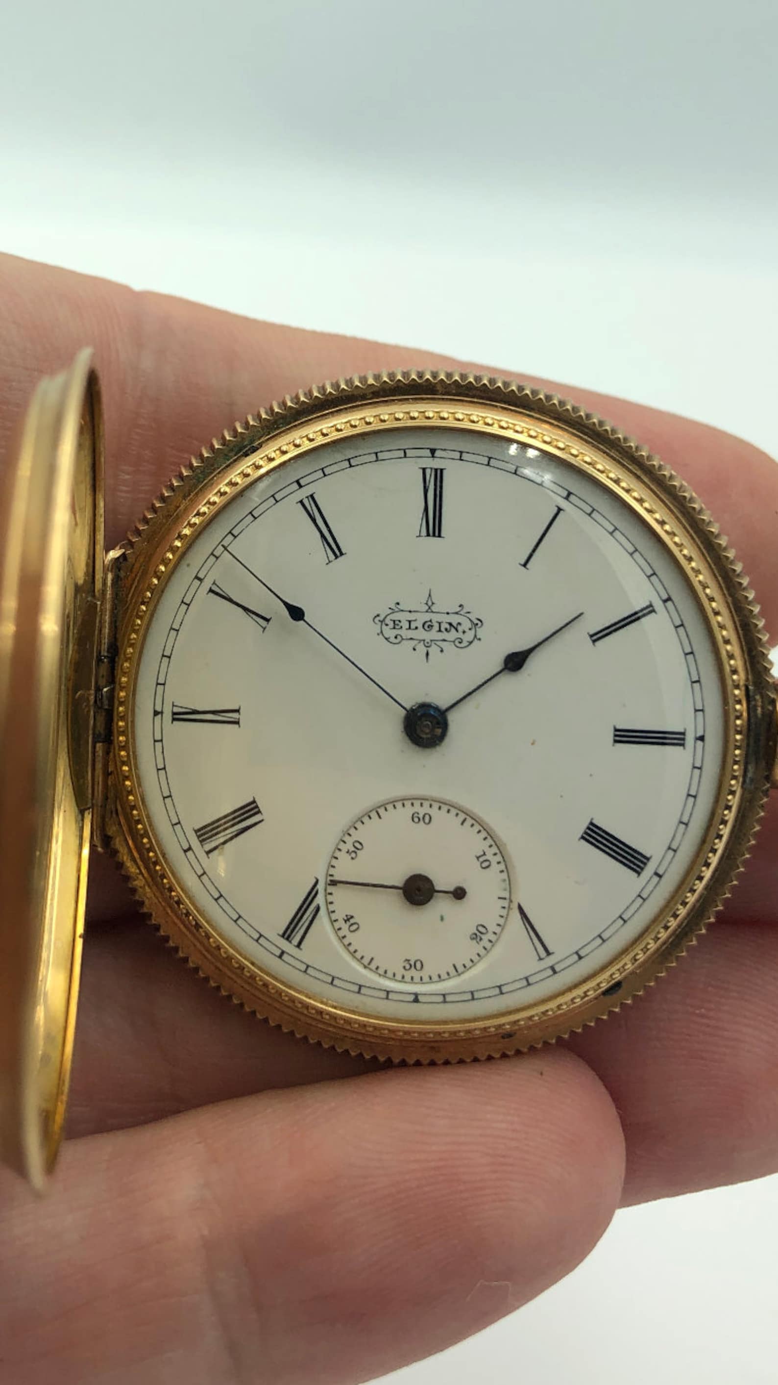 Victorian Solid Gold Ladies Pocket Watch 14K Light Rose Gold | Etsy