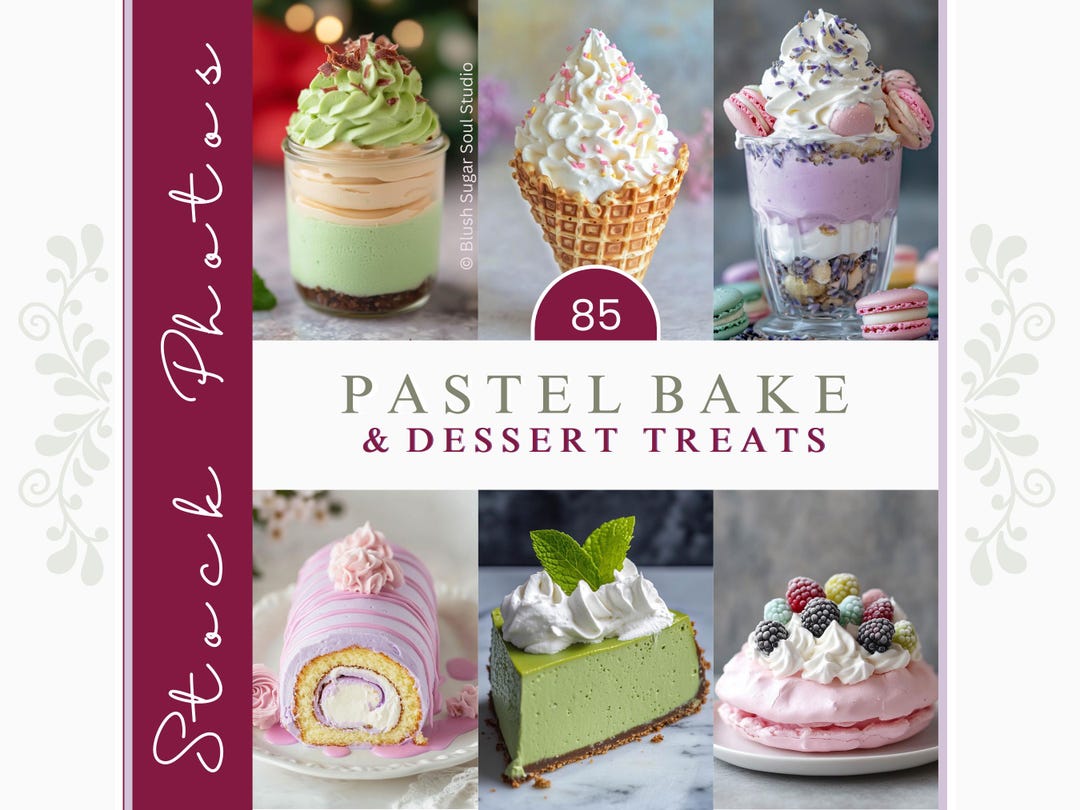 85 Pastel Bake & Dessert Treats Stock Photos, Baking Book Images ...