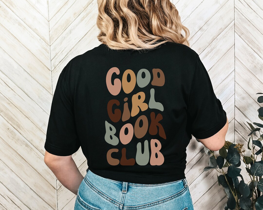 Good Girl Book Club Tshirt | Bookish Tee | Bookworm Gift | Vintage ...