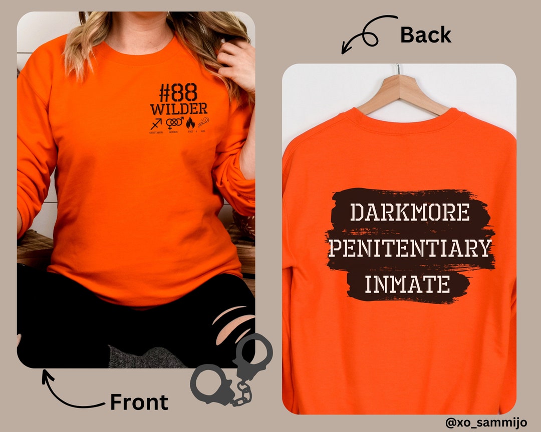 Licensed Darkmore Penitentiary Prison Inmate Sweatshirt Sin Wilder ...