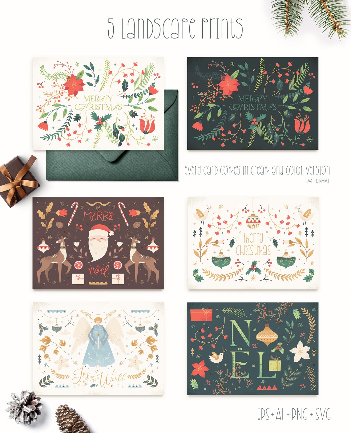 Christmas Tales Vector Bundle - Etsy