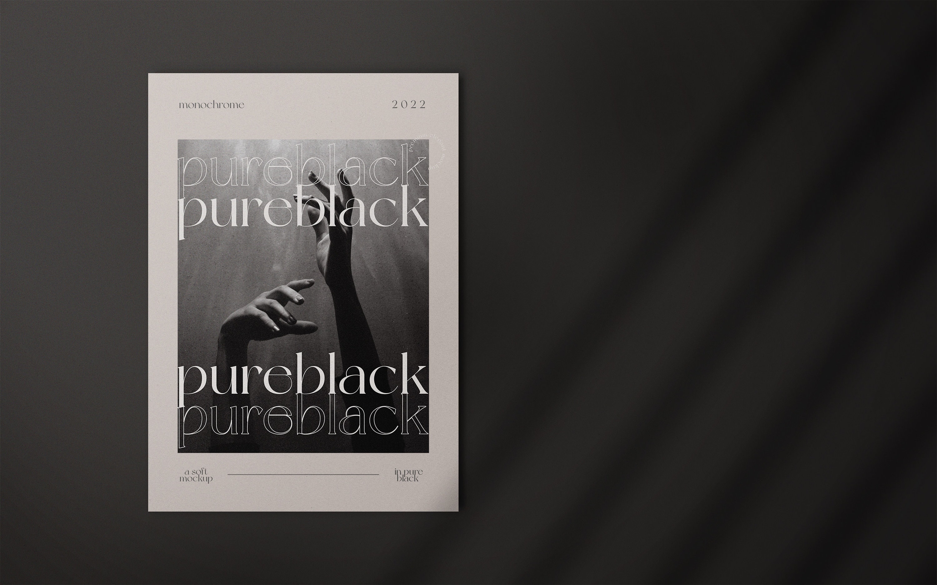 Black & White Stationery Mockup. Card Mockup, Magazine Mockup, PSD ...