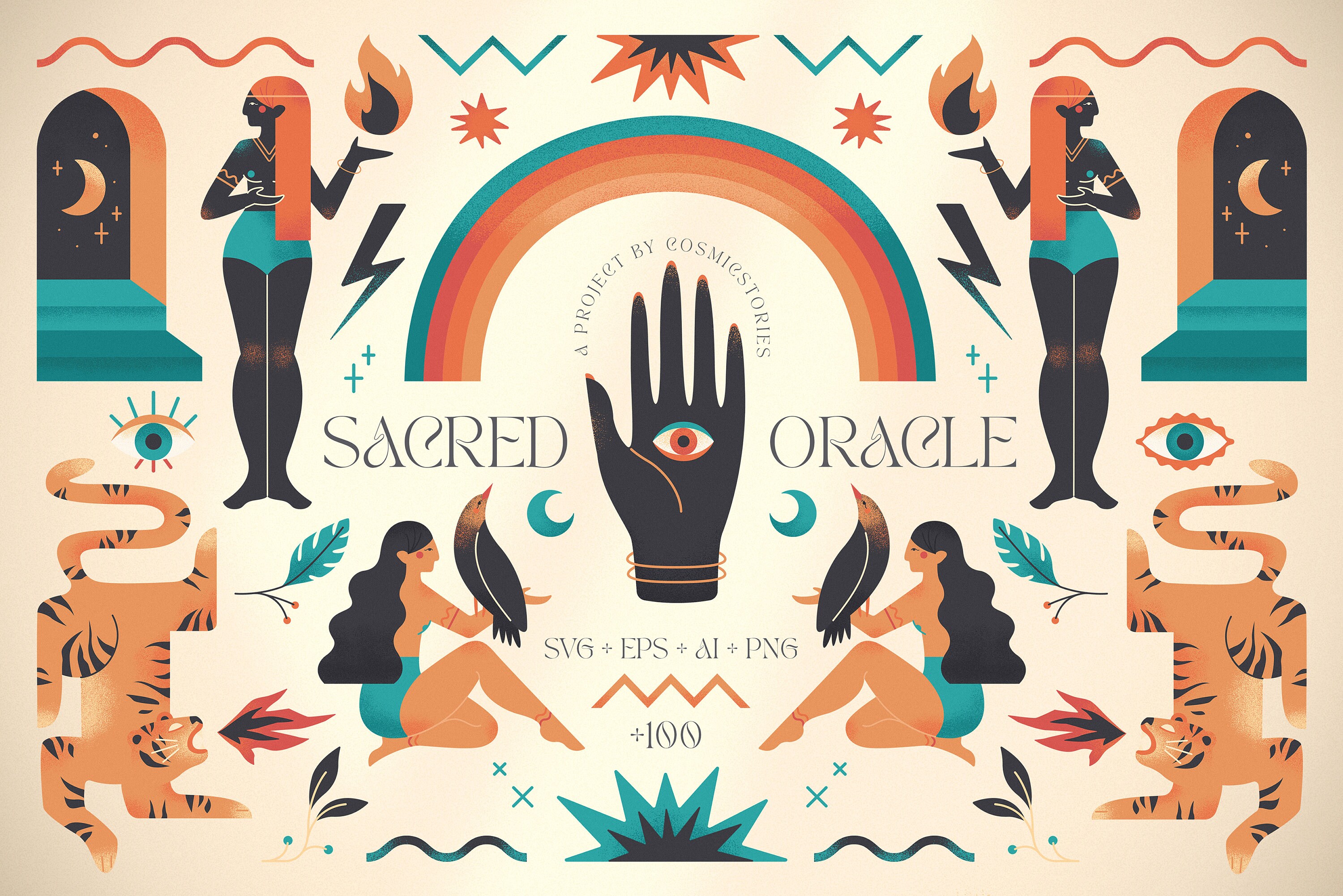 Sacred Oracle Vector Bundle - Etsy