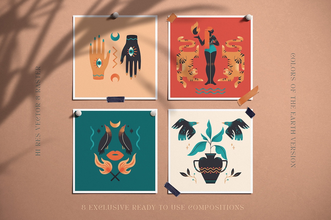 Sacred Oracle Vector Bundle - Etsy