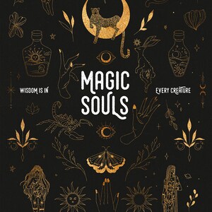 Magic Souls Vector Illustration Mega Bundle - Etsy