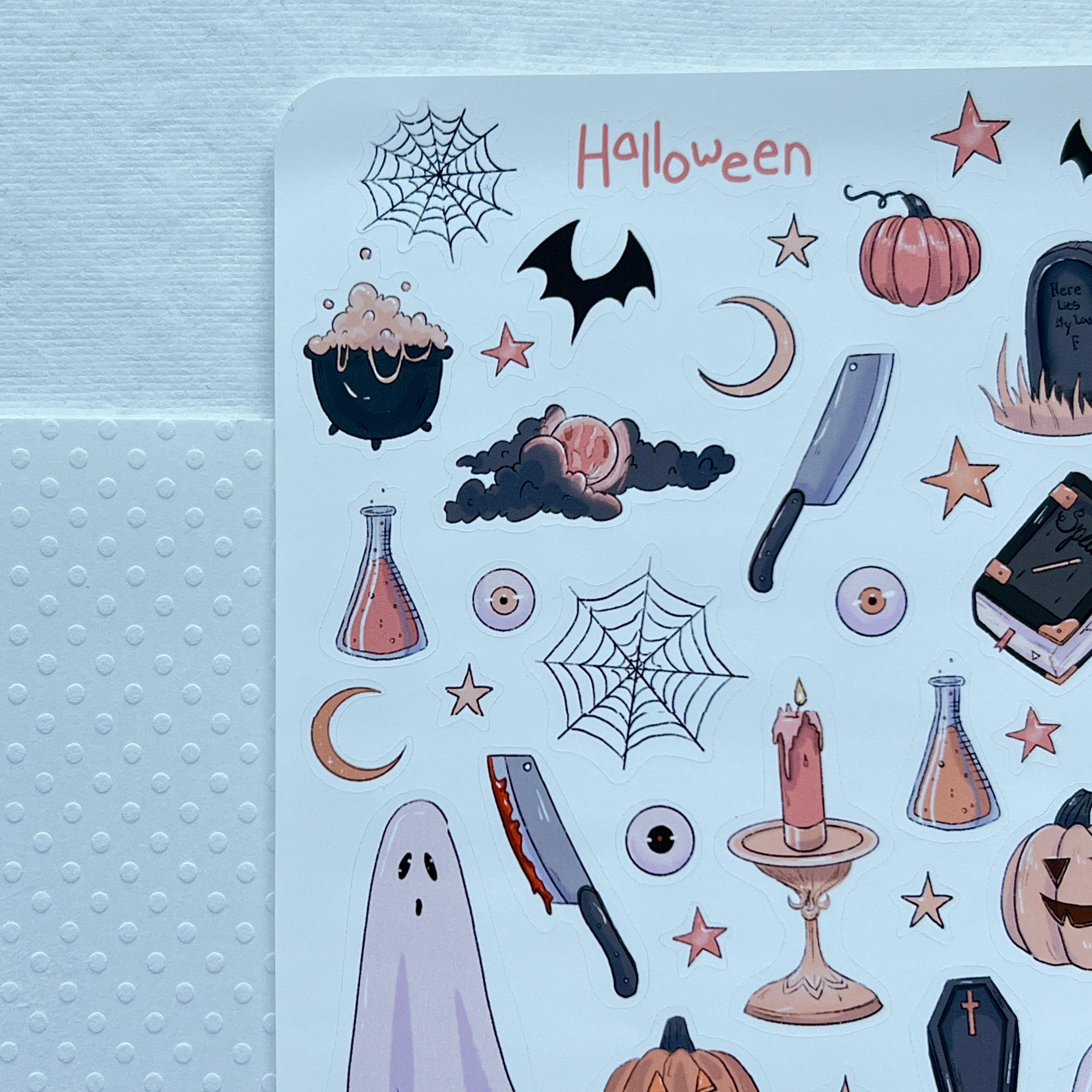 Halloween Bullet Journal Sticker Sheet | Matte | Pumpkins | Planner ...