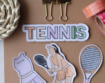 39 Cute Tennis Racket/sport Planner Stickers - Etsy