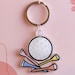 Golf Keychain, Golf Ball and Tees Keychain, Acrylic Keychain, Golf Girl ...