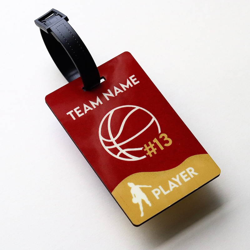 Basketball Bag Tag - Etsy
